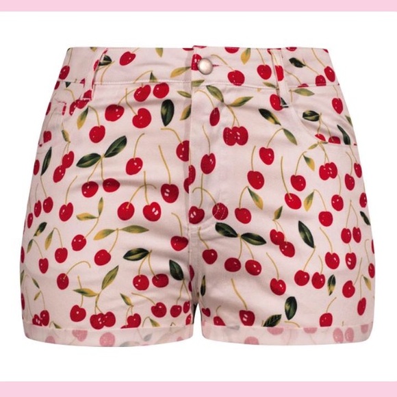 Shorts | Cherry Pie Retro Shorts Size L | Poshmark